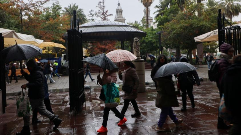 Lluvia en la Región Metropolitana: ¿En qué horario será la mayor intensidad de las ...